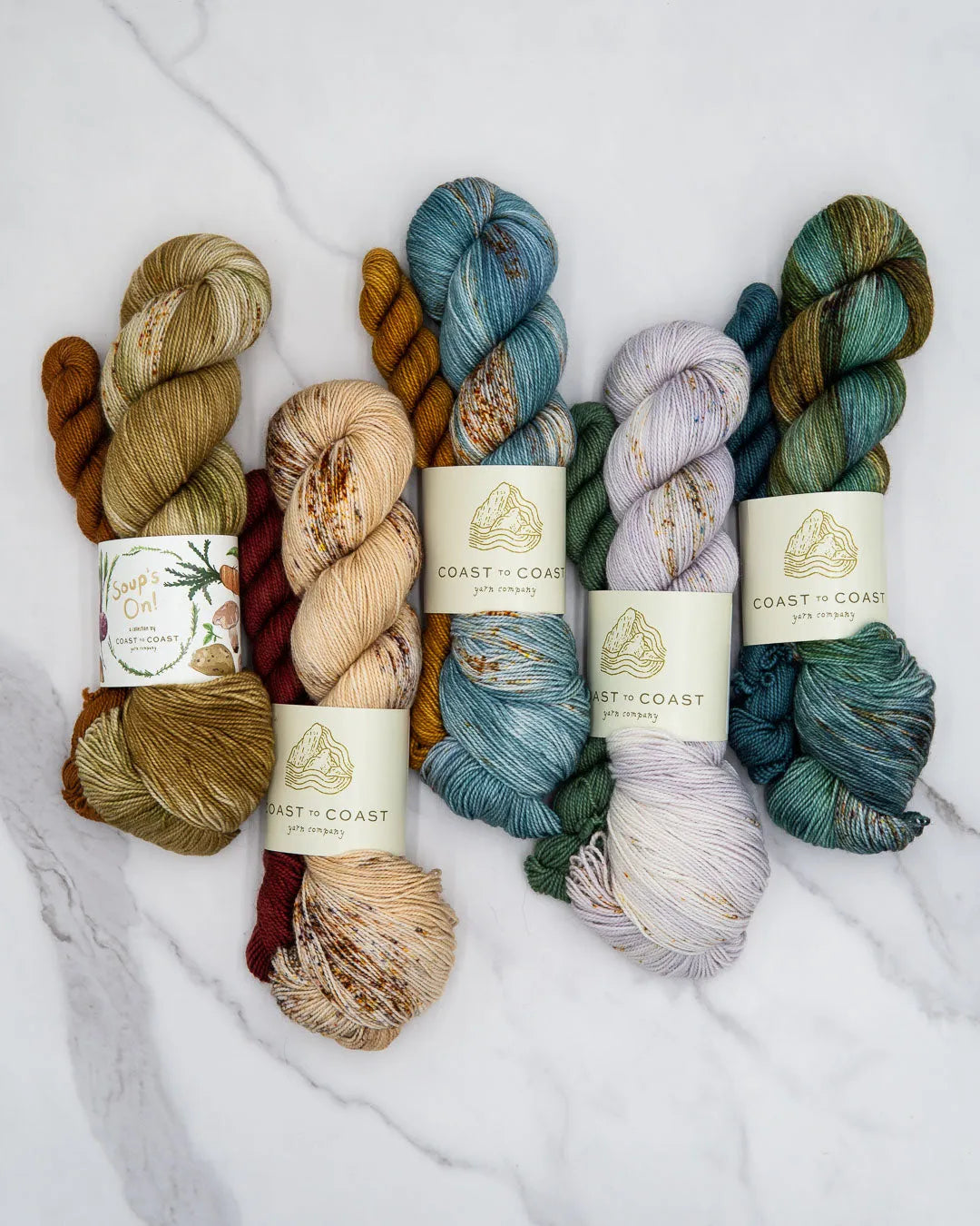 Coast to Coast Yarn Co Sock Set - Fingering Weight Yarn