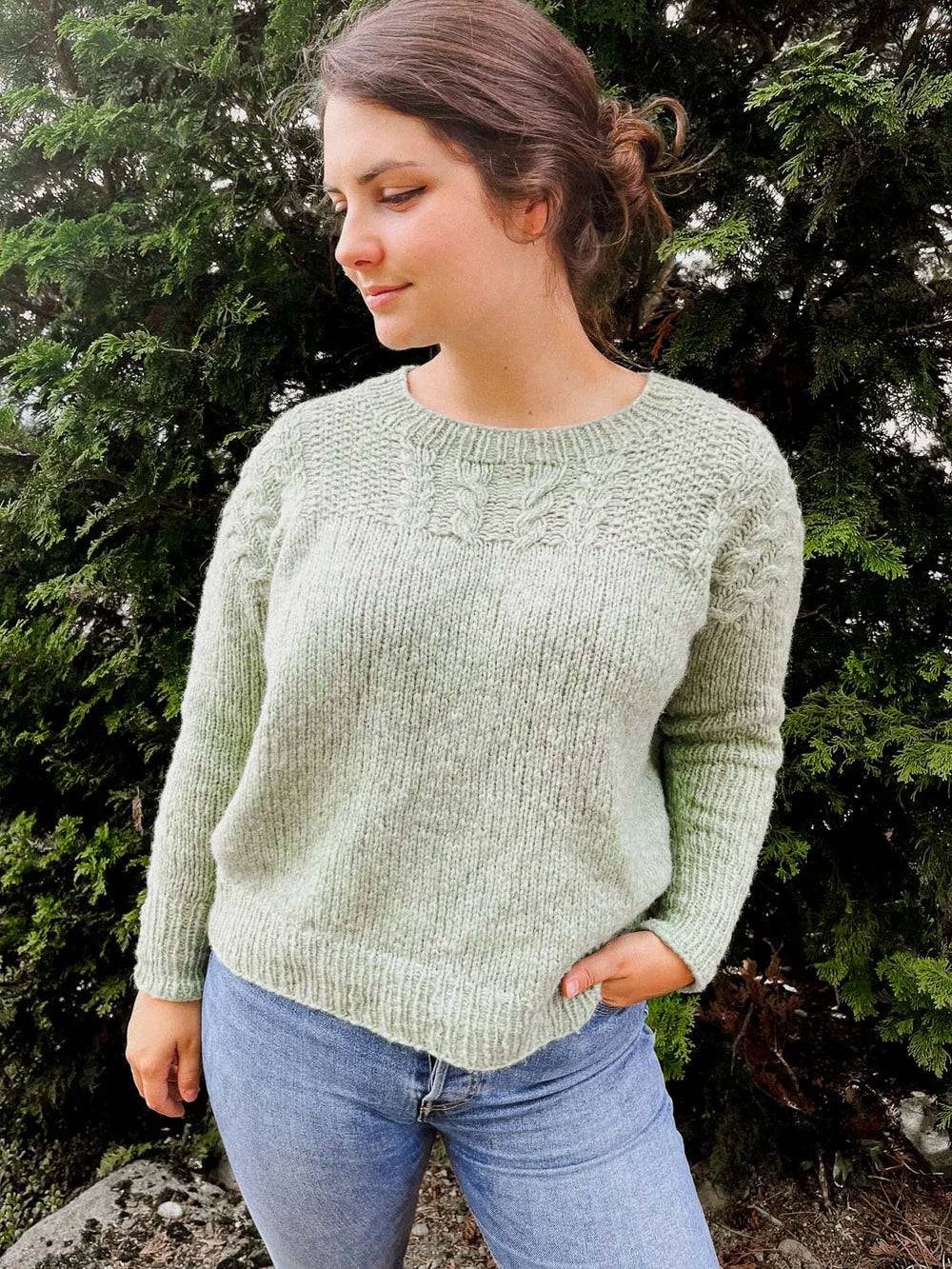 Matthew Pullover - gansey knitting pattern by Aimee Sher