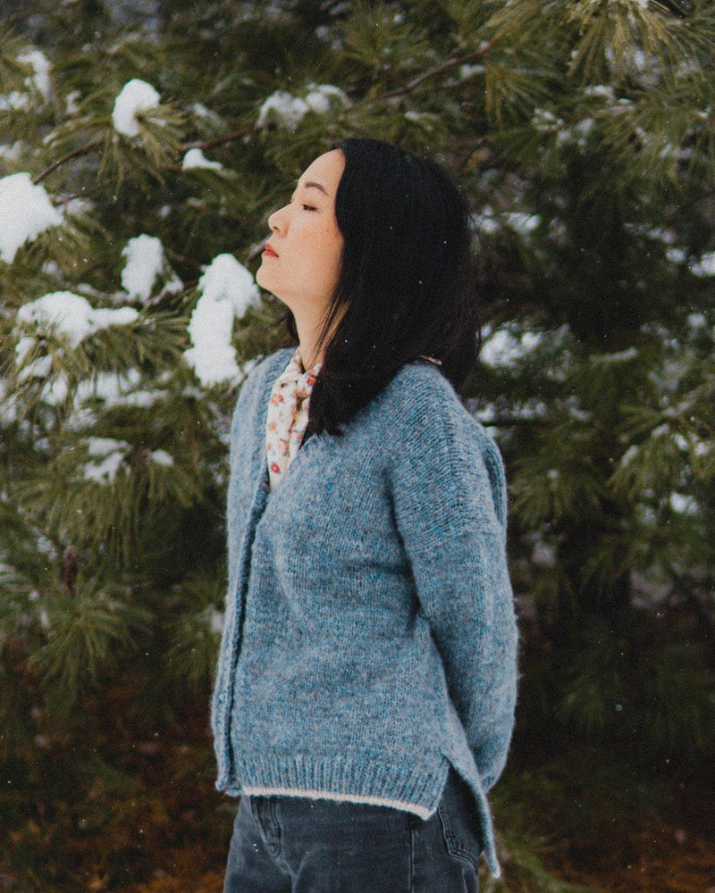 Building Blocks - V-neck Cardigan Knitting Pattern